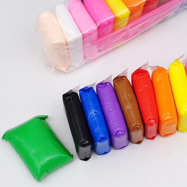 Ultra Light Air Dry Clay Set 12/24 Color with Tool - Malaysia Clay Art
