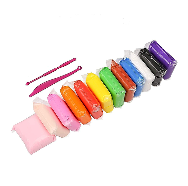 Ultra Light Air Dry Clay Set 12/24 Color with Tool - Malaysia Clay Art