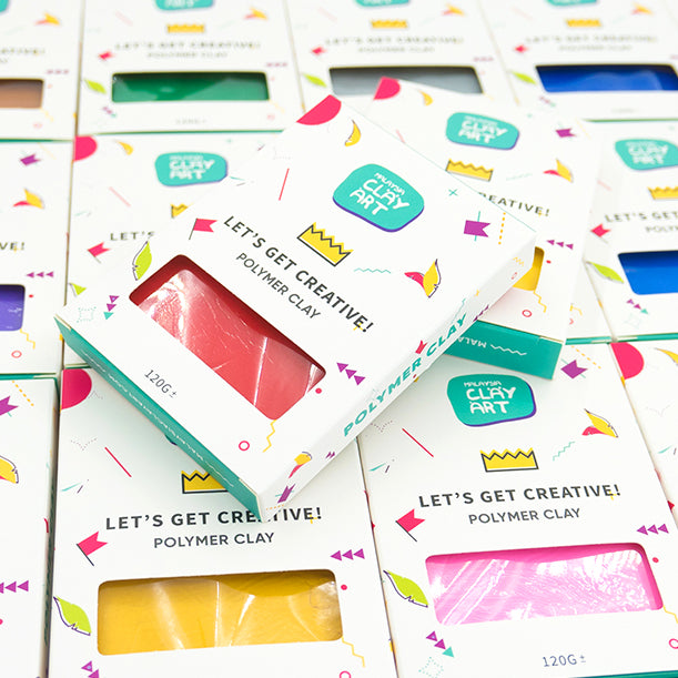 Polymer Clay 120g Malaysia Clay Art Oven Baking Clay For Earring Jewel