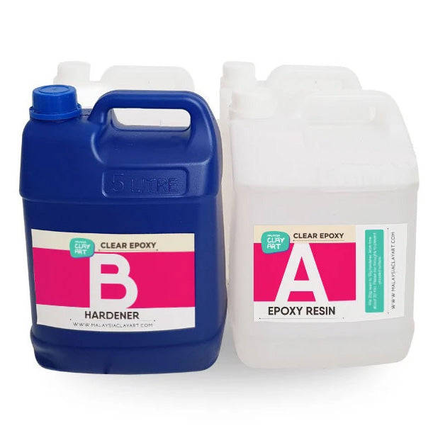 AB Epoxy Resin | Clear Resin - Malaysia Clay Art