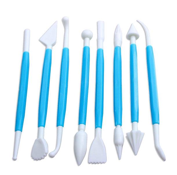 8 Pcs Clay Modeling Tools Set | Cake Decorating Tools - Malaysia Clay Art