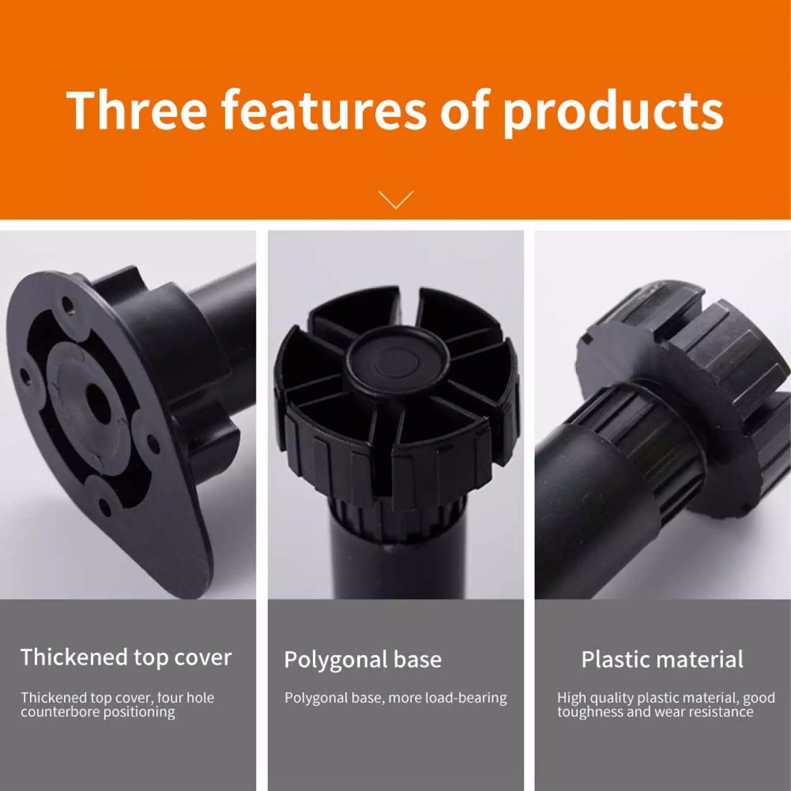 PVC Adjustable Cabinet Leg Sofa, Couch, Coffee Table, TV Cabinet ...