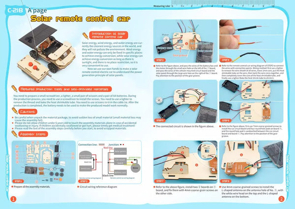 Solar Remote Control DIY Puzzle Pack STEM Toy | Science Education Set ...