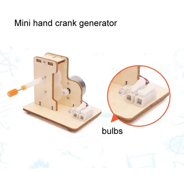 Hand Generator DIY Puzzle Pack STEM Toy | Science Education Set with R ...