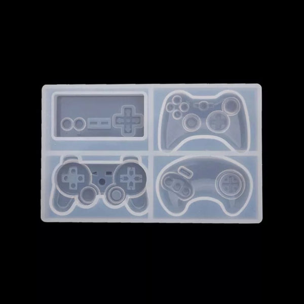 Gaming Joystick 4 cavity Silicone Mold - Malaysia Clay Art