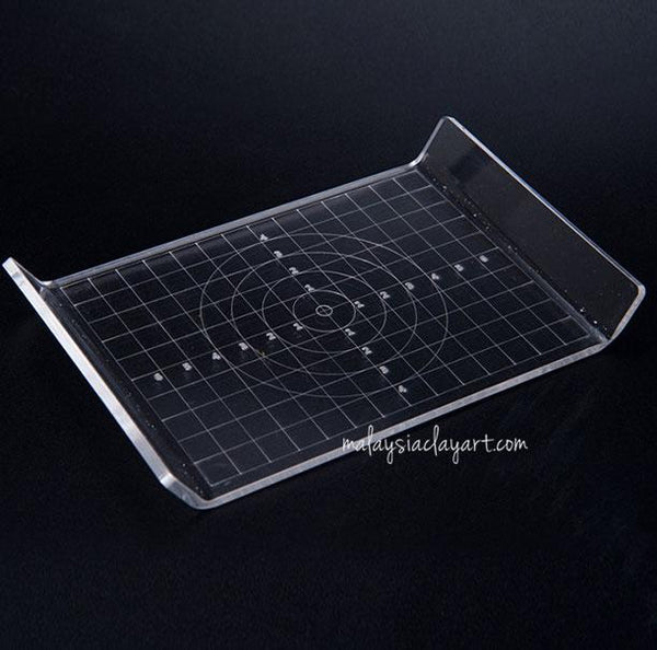 1 x Big Rectangular U Shaped Transparent Acrylic Board With Scale ...