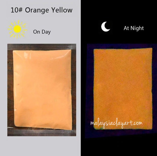 GLOW IN DARK POWDER | Fluorescent Powder - Malaysia Clay Art